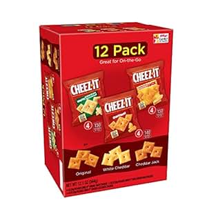 Amazon.com: Cheez-It Baked Snack Cheese Crackers, Variety Pack ...