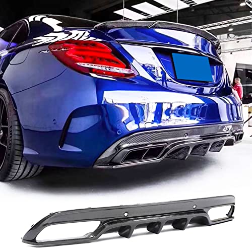 Mua MCARCAR KIT Real Carbon Fiber Rear Diffuser Fits for Mercedes Benz ...