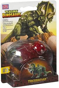 Amazon.com: Mega Bloks Plasma Dinosaurs 9558 Triceradar: Toys & Games