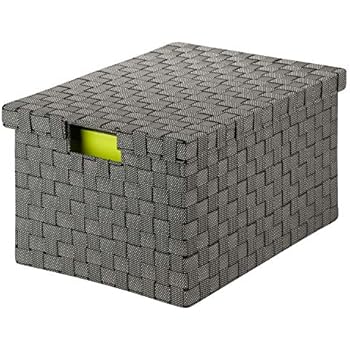 Amazon.com : File Box - Wicker w/ file rods & lid - Letter size ...