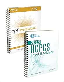 AMA CPT Book, HCPCS Code Book - HCPCS & CPT Professional Bundle 2019 ...