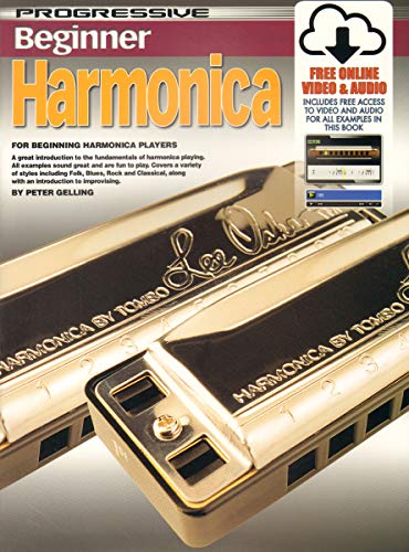 Amazon.com: 69171 - Progressive Beginner Harmonica - Book/Online Video ...
