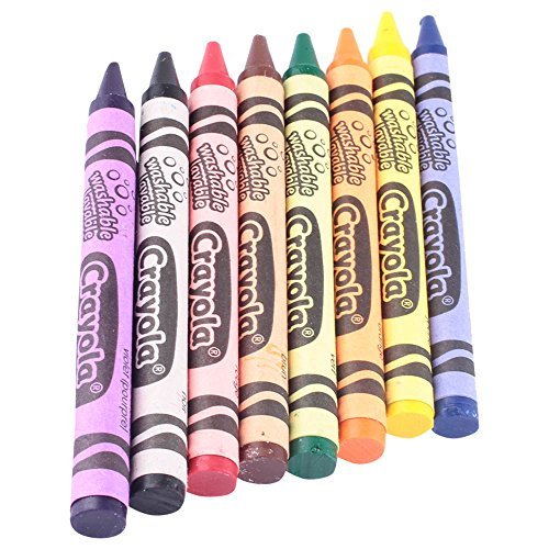 Crayola Wash Crayon Size 8ct | Amazon price tracker / tracking, Amazon ...
