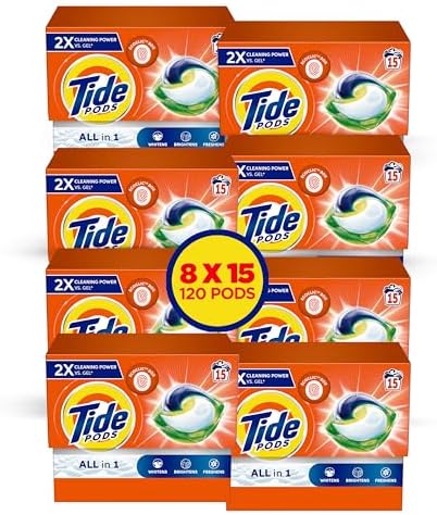 Tide Pods Capsules Regular 15CT Mega Box 120 Pcs price in Saudi Arabia ...