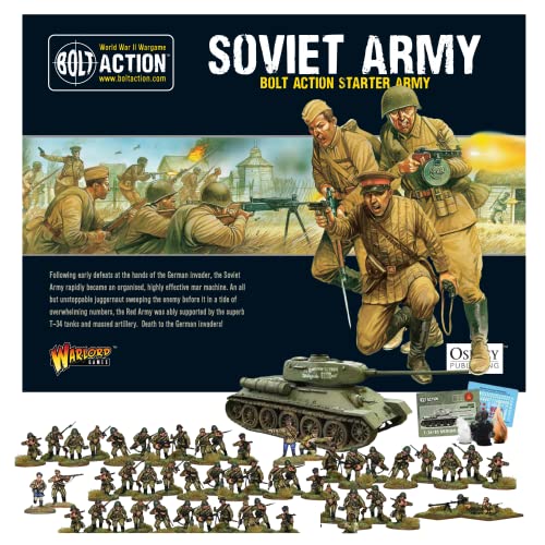Bolt Action Miniatures - Warlord Games Soviet Army Starter Set, 28mm ...