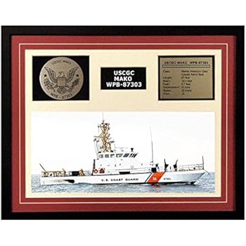 Amazon.com: Navy Emporium USCGC Woodrush WLB-407 Framed Coast Guard ...