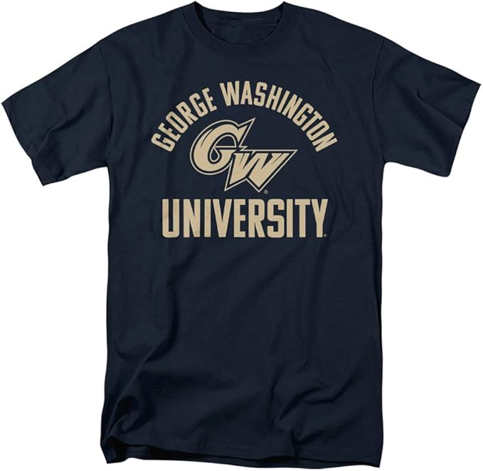George Washington University Official One Color Gw Logo Unisex Adult T ...