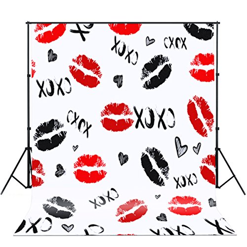 Buy 5x7ft Valentine's Day Backdrop Sexy Red Lips Backdrops for ...