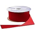 Amazon.com: Berwick VEL-100-25-HOL Offray C&G Vel-Pruf Velvet Ribbon 4 ...