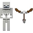 Amazon.com: Mattel Minecraft Skeleton 3.25" scale Video Game Authentic ...