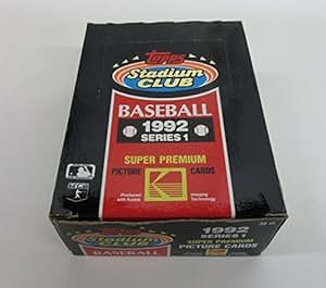 1992 Topps Stadium Club Baseball Series 1 Box at Amazon's Sports ...