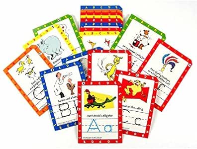 Amazon.com: Dr. Seuss Alphabet ABC Flash Cards Toddler Kids: Toys & Games