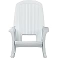 Amazon.com : Semco Plastics Rockaway Heavy Duty Resin Rocking Chair ...