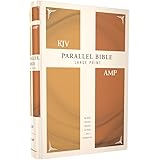 KJV, Amplified, Parallel Bible, Large Print, Bonded Leather, Black, Red ...