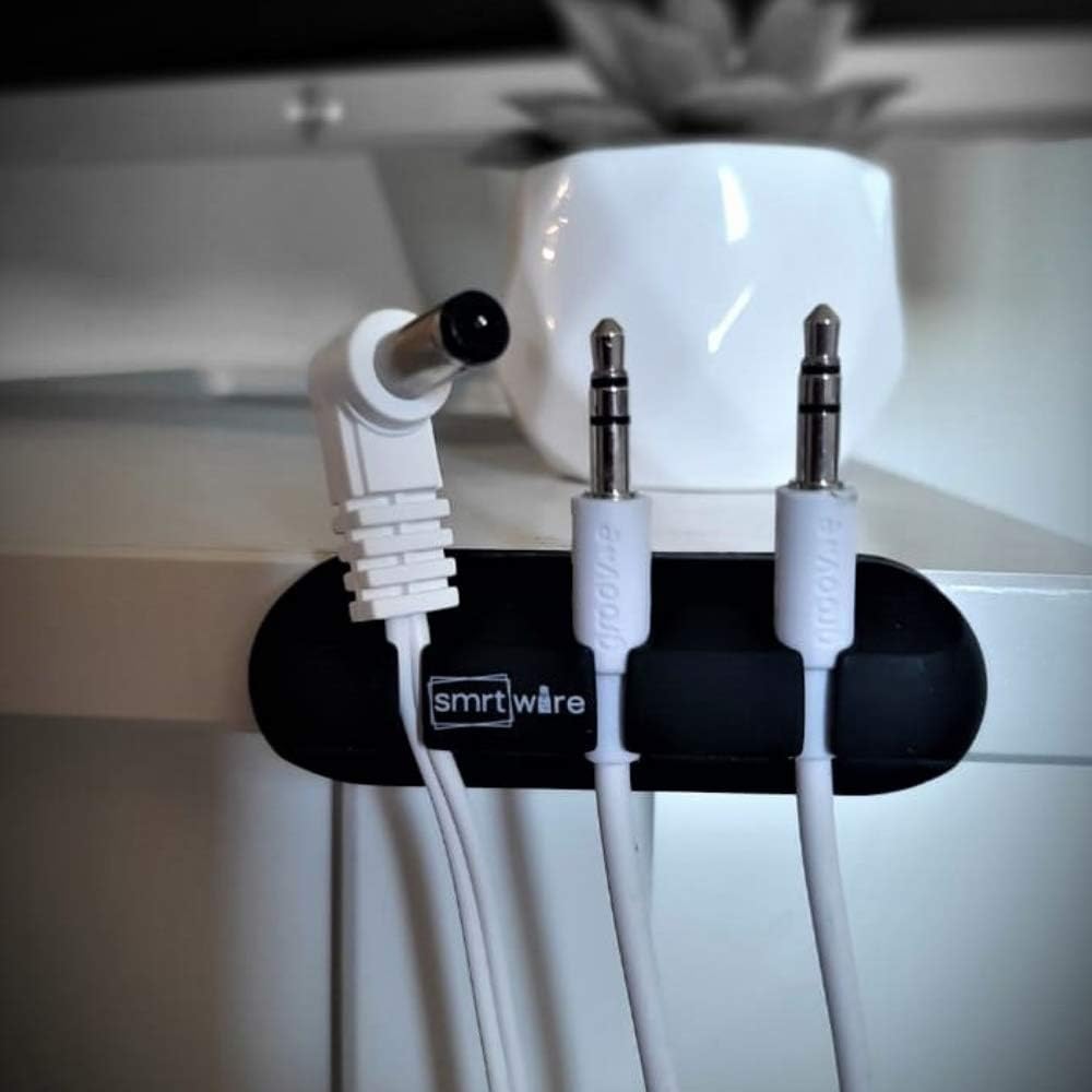 33pc Cable Management Set, Including 3 Cable Organiser Holders, 10 ...