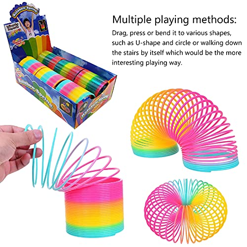 Liberty Imports 6 Pack: Large Magic Rainbow Coil Springs - 4" Classic ...