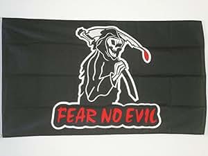 Amazon.com : AZ FLAG Pirate Fear No Evil Flag 3' x 5' - Pirates Flags ...