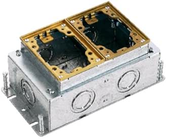 Floor and Wall Boxes, Flush Concrete Floor Box Series, 2-Gang ...