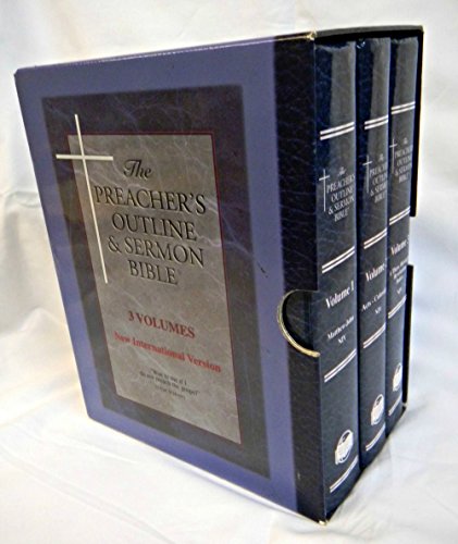 Preacher's Outline & Sermon Bible-NIV: 3 Volume Set (Preacher's Outline ...