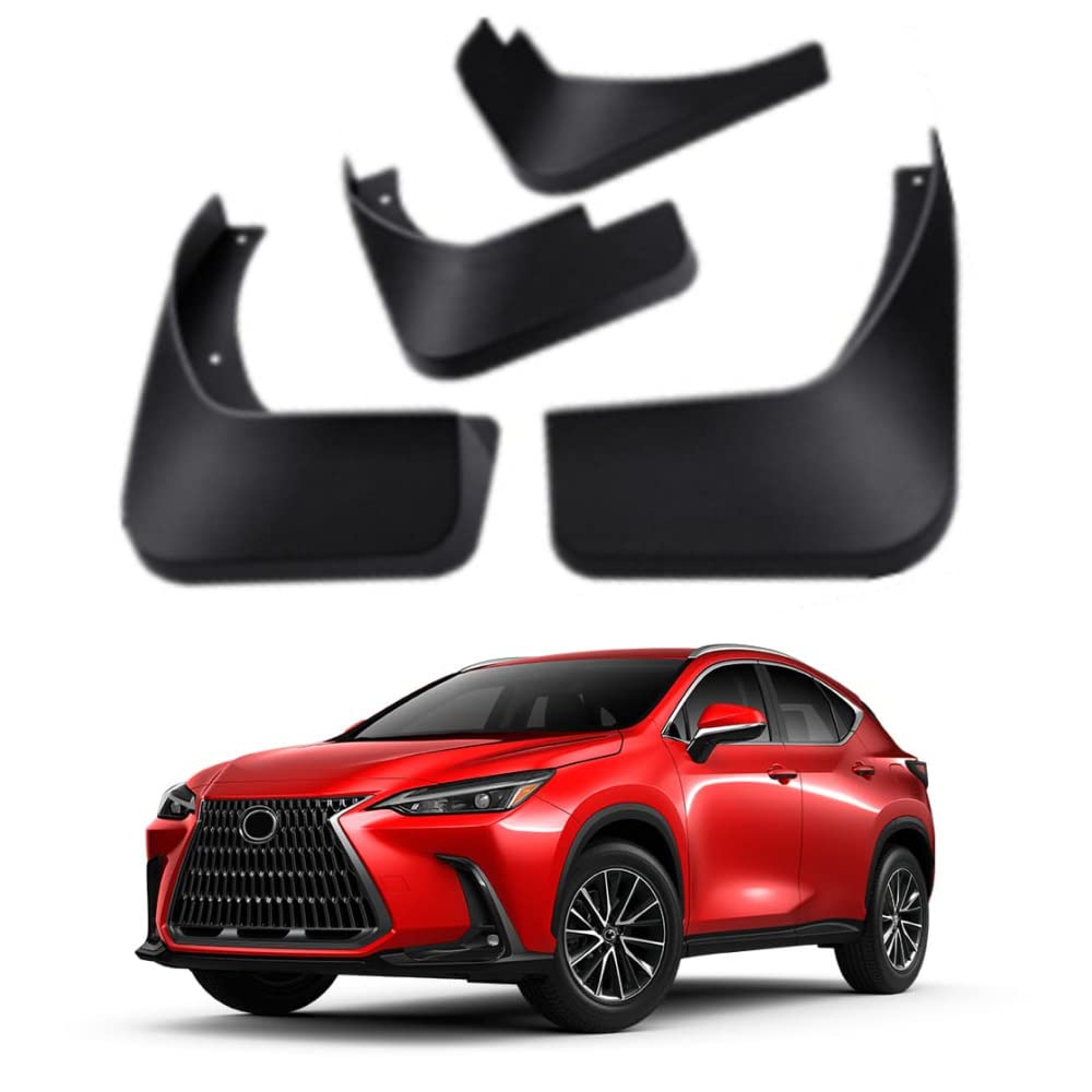 Mud Flaps Kit for 2024 Lexus NX 2022 2023 250 350 450 Hybrid F Sport ...
