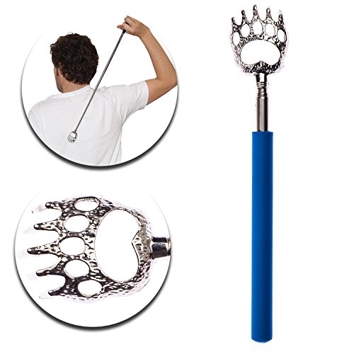 Buy Metal Backscratcher Extendable Telescopic Back Scratcher Portable ...