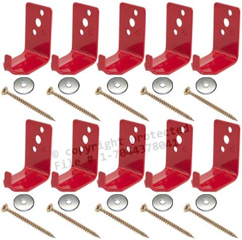 (Lot of 10) Universal Fire Extinguisher Wall Hook, Mount, Bracket ...