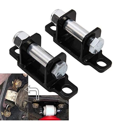 Rear Shock Mount No-Bind Lower Rear Shock Relocation Brackets – Fits ...