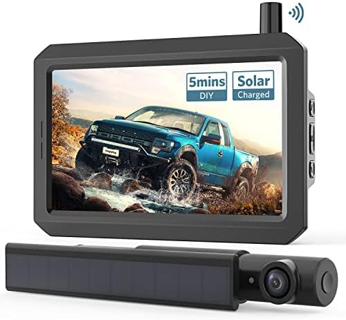 Solar Wireless Backup Camera for Truck,Back Up Camera Systems Wireless ...
