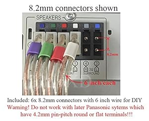 Amazon.com: 8.2mm Speaker Wire Connectors(plugs) for Select old ...
