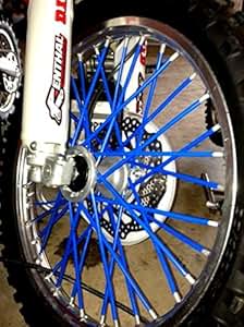 Amazon.com: "MADE IN USA" Bykas-Blue-Spoke, Covers, Wraps, Skins, Coats ...