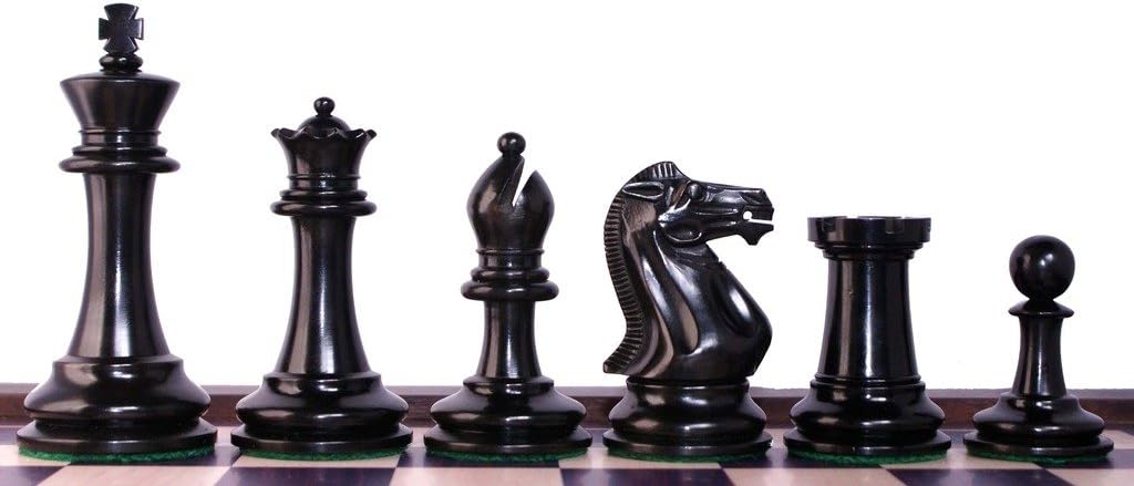 Amazon.com: Paul Morphy Series Premium Staunton 3.5" Chess Pieces: Home ...