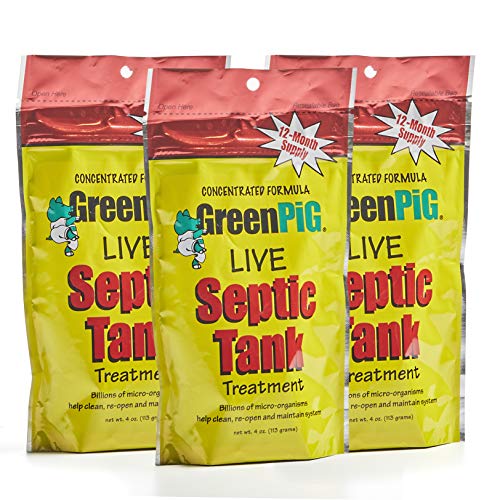 GREEN PIG 54A Live Tank Treatment Aids in The Breakdown of Septic Waste ...