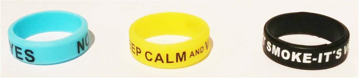 x3, Silicone Vape bands, for your 22mm mod: Amazon.co.uk: Electronics