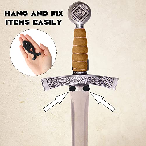 Metal Single Sword Wall Mounts Vertical Wall Sword Display Hook ...