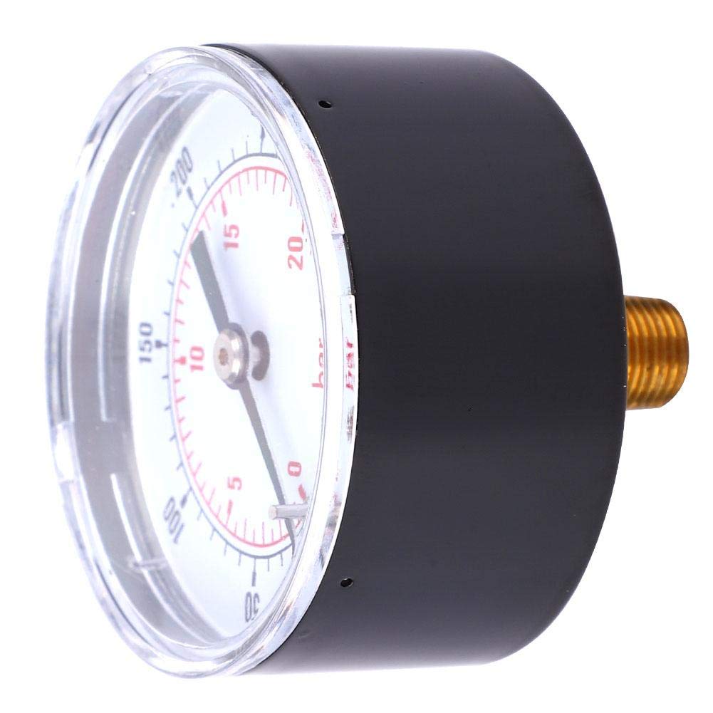 Dual Scale Pressure Gauge, 50mm Dial Display, 1/8” BSPT Back Connection ...