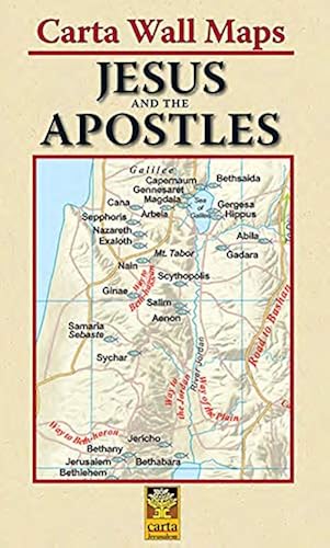 Jesus and the Apostles: Carta Wall Maps in Saudi Arabia | Whizz Jerusalem