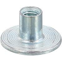 Amazon.com: uxcell M6 T-Nuts, 24pcs Carbon Steel Tee Nuts, Round Base Weld Nuts 6mm Height ...