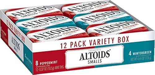 ALTOIDS Smalls Sugarfree Mints Variety Pack Small Size .37 Ounce 12 ...