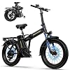 SOHAMO H3 Electric Bike for Adults, 1100W Brushless Motor Foldable ...
