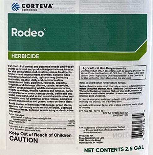 Dow AgroSciences Rodeo Herbicide; Brush & Plant Control on Roadside ...
