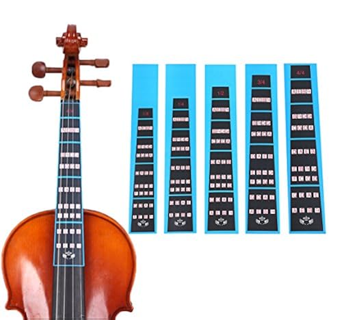 HOT SEAL Violin Finger Guide Sticker Fingerboard Guide Fretboard Marker ...
