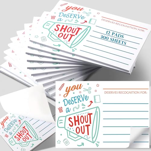 Mua Motiskyy 300 Sheets Positive Shout Out Cards Self Sticky Note Pads ...