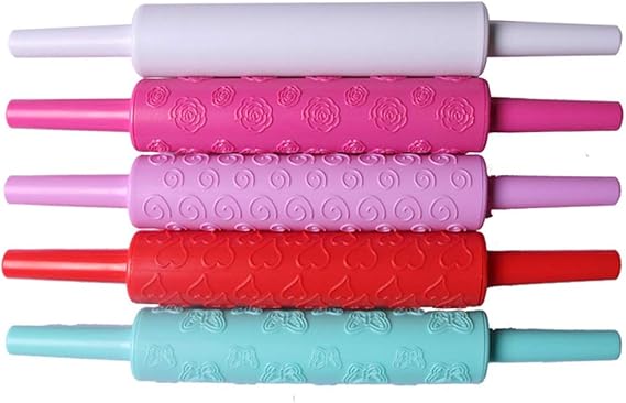 Amazon.de: Teigroller aus Kunststoff zum Prägen von Backen und Gebäck ...