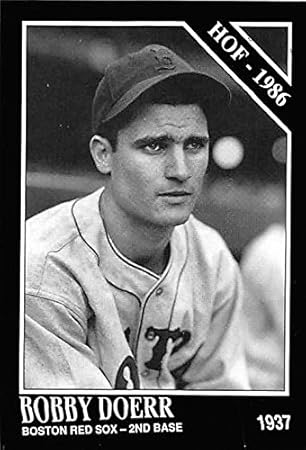 Bobby Doerr baseball card (Boston Red Sox Hall of Fame) 1992 Sporting ...