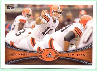 Cleveland Browns 2012 Topps Team Card #418 - Colt McCoy at Amazon's ...