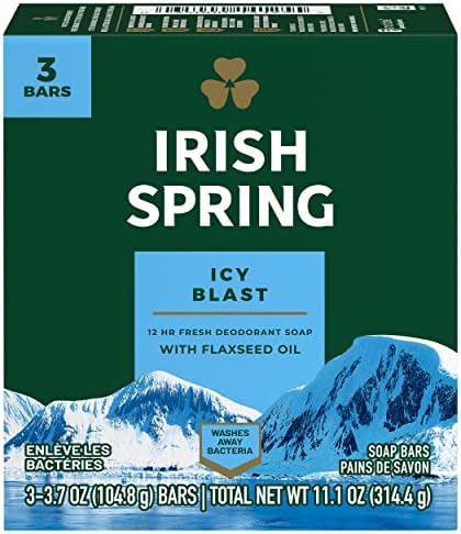 سعر Colgate Irish Spring Bath Bar, Icy Blast 3.75 Oz, 3 x 3.75 oz bars ...