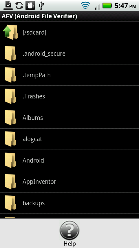AFV (Android File Verifier):Amazon.com:Appstore for Android