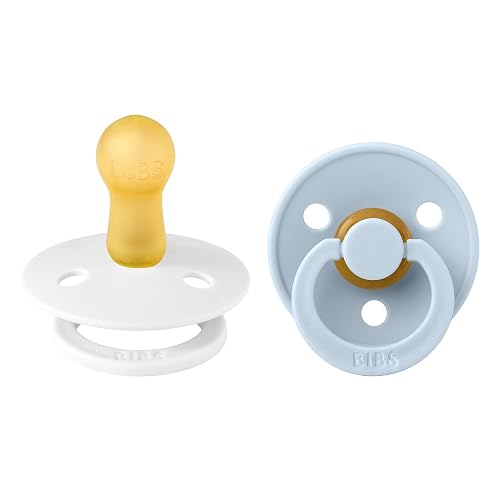 BIBS Pacifiers Colour Collection | Natural Rubber Baby Pacifier | Set ...