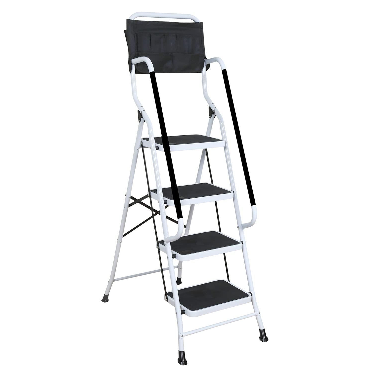 Mua Support Plus 4 Step Ladder with Handrails - Folding Step Stool with ...