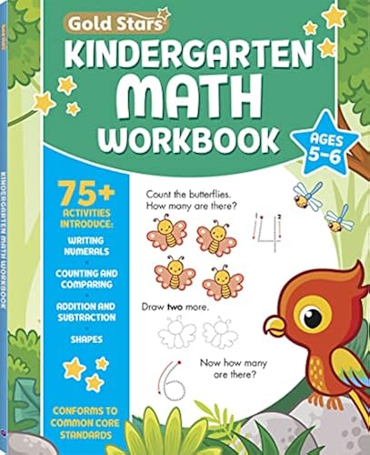 Kindergarten Math Workbook Ages 5 to 6: 75+ Activities Addition ...